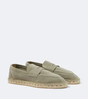 LARDINI Suede Espadrilles - Green