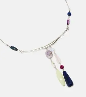 Isabel Marant Étoile Mahi Embellished Pendant Necklace