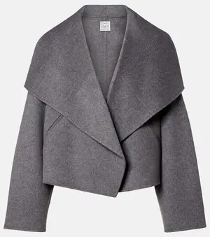 TOTEME Signature Wool Jacket - Grey