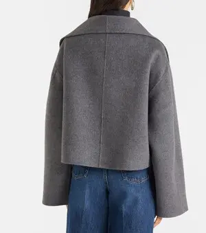 TOTEME Signature Wool Jacket - Grey
