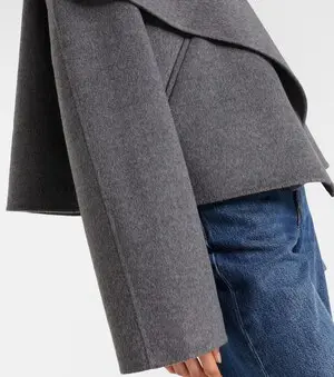 TOTEME Signature Wool Jacket - Grey