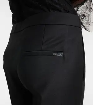 Blumarine Pleated Flared Trousers