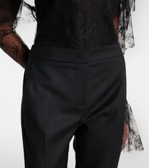 Blumarine Pleated Flared Trousers