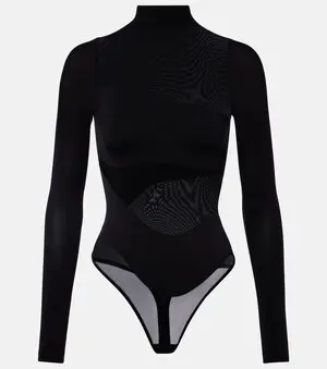 Wolford Paneled Bodysuit - Black