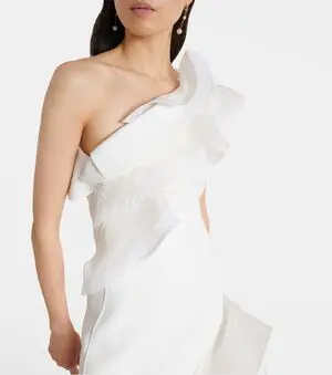 Maticevski Excitement One-shoulder Gown
