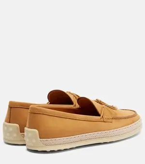 TOD'S Suede Driving Shoes - Beige