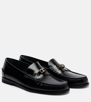 TOD'S Timeless Leather Loafers - Black