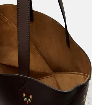 Loewe X Louis Wain Puzzle Fold Cats Leather Tote Bag