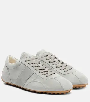 TOD'S Classic Suede Sneakers - Grey