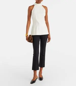 Veronica Beard Cropped Slim Pants