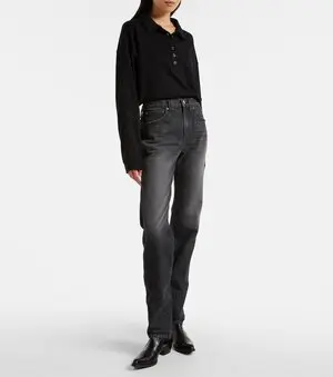 Khaite Farley Straight Leg Jeans