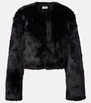 Staud Casimira Cropped Jacket - Black