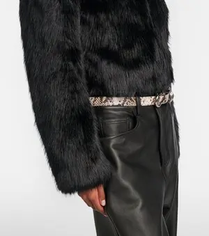 Staud Casimira Cropped Jacket - Black