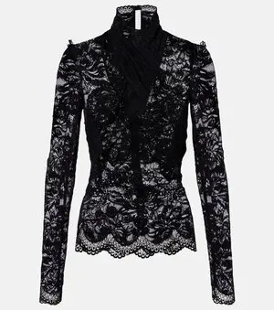 Rabanne Floral Lace Top