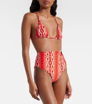Johanna Ortiz Printed Bikini Bottoms