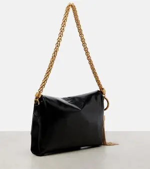 JIMMY CHOO Callie Flap Shoulder Bag In Leather