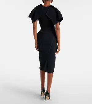 Maticevski Coco Peplum Midi Dress