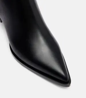 GIANVITO ROSSI Granada Leather Ankle Boots