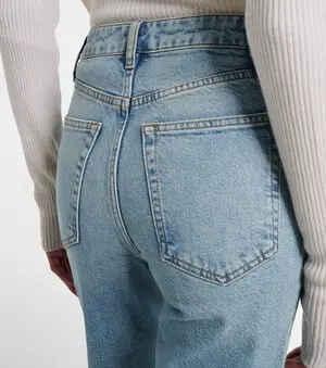 FRAME Arrow High-rise Bootcut Jeans In Birdie - Blue
