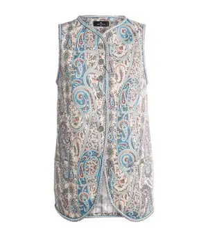 Etro Paisley Single-breasted Waistcoat