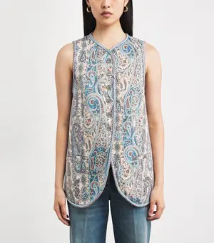 Etro Paisley Single-breasted Waistcoat