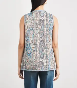 Etro Paisley Single-breasted Waistcoat