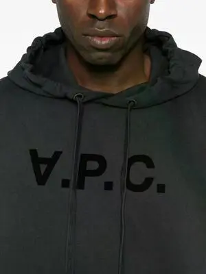 A.p.c. Logo Hoodie - Black