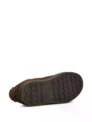 TOD'S Suede Lace-up Sneakers - Brown