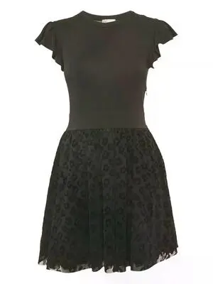 Valentino Garavani Animal Pattern Tulle Dress