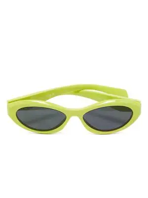 Prada Oval Frame Sunglasses - Green