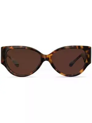 Linda Farrow Connie Cat-eye Sunglasses - Brown