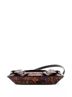 Givenchy Voyou Flap Bag Printed Patent Shoulder Bag