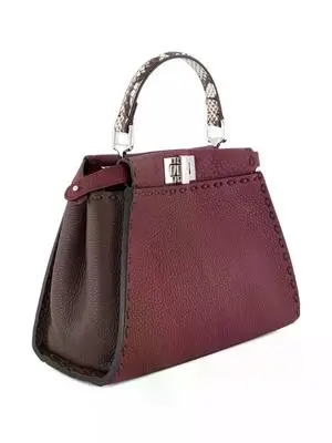 Fendi Peekaboo Top-handle Leather Tote Bag