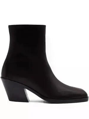 GIABORGHINI Tayl Block-heel Ankle Boots - Brown