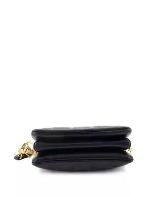 LOUIS VUITTON Coussin Bag Monogram Embossed Lambskin Bb Crossbody Bag - Black