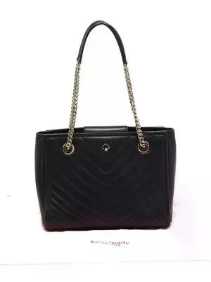 Kate Spade New York Amelia Quilted Leather Tote Bag With Chain Straps