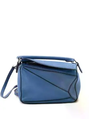 Loewe Puzzle Mini Crossbody Bag - Blue