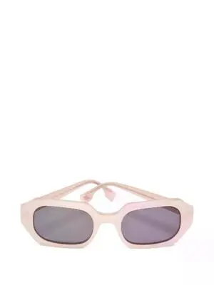Le Specs Sculpted Frame Sunglasses