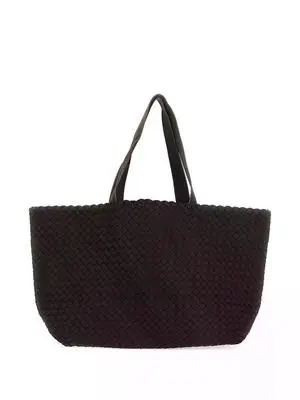 NAGHEDI Large Como Woven Tote Bag - Brown