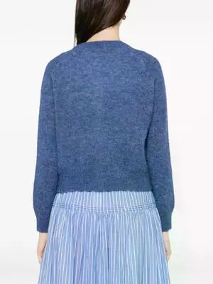 DÔEN Petra Puff-sleeves Cardigan - Blue