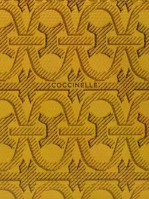 COCCINELLE Monogram-pattern Wallet - Yellow