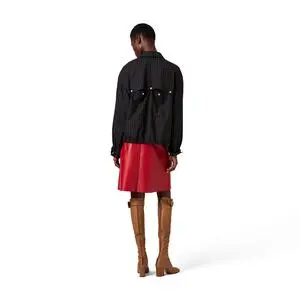 Miu Miu Pinstriped Blouson Jacket