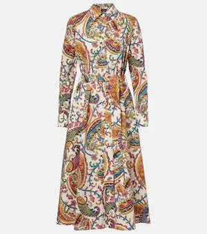 Etro Button Detailed Day Dresses