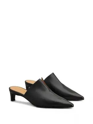 TOD'S Pointed-toe Heeled Mules - Black