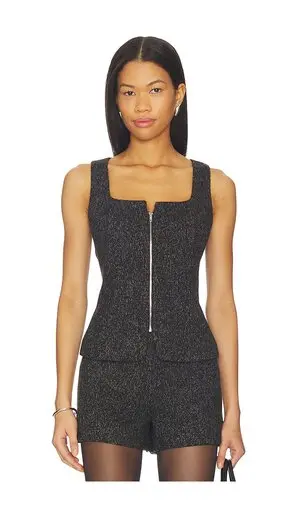 ELODIE THE LABEL Ellen Top - Black