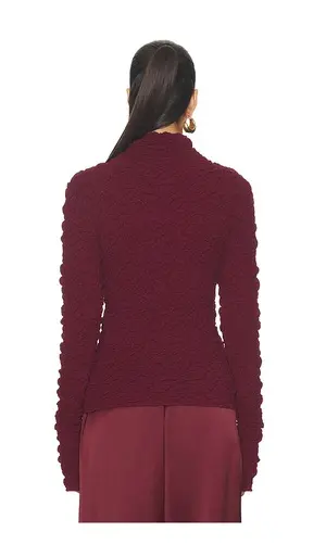 BY MALENE BIRGER Aura Textured Turtleneck Sweater