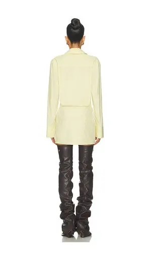 Attico Asymmetrical Shirt Dress