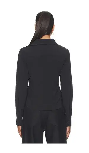 ALL THE WAYS Millie Button Up Top In . Also - Black