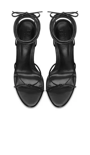 Femme La Athens Lace Up Stiletto Heel - Black