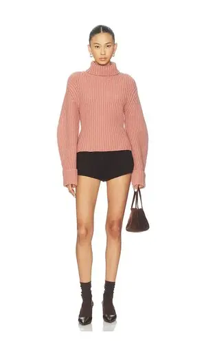 LOVERS AND FRIENDS Aimee Mock Neck Sweater